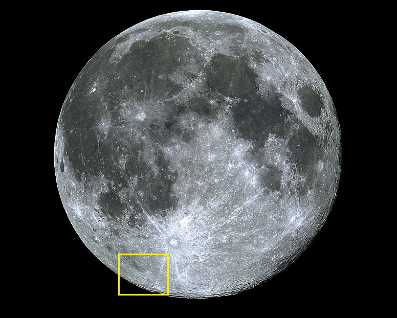 BAILLY - a maior cratera do hemisfério visível da Lua. | Vaz Tolentino ...